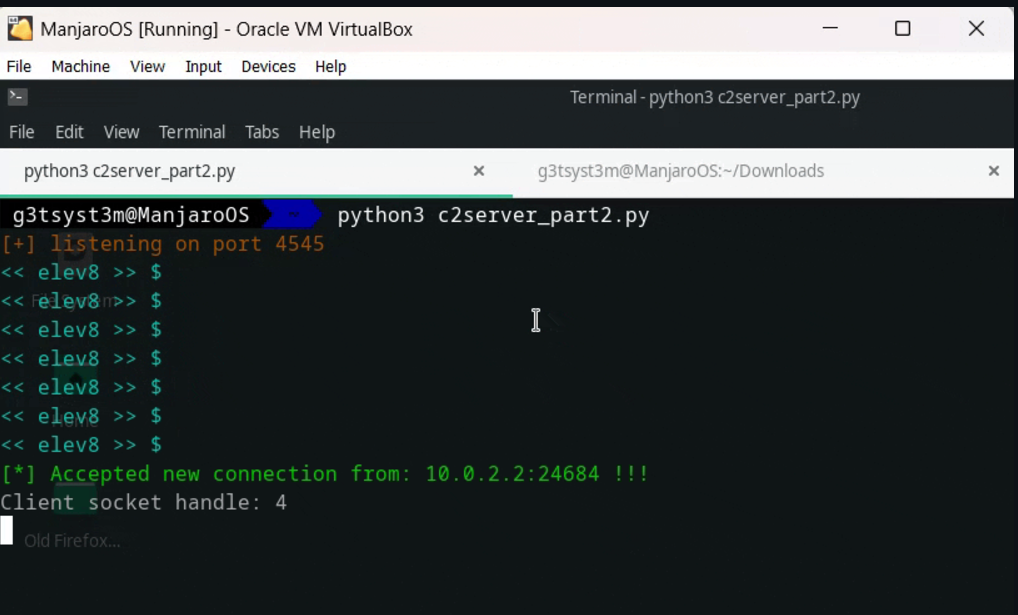 Create your own C2 using Python- Part 2 - G3tSyst3m’s Infosec Blog