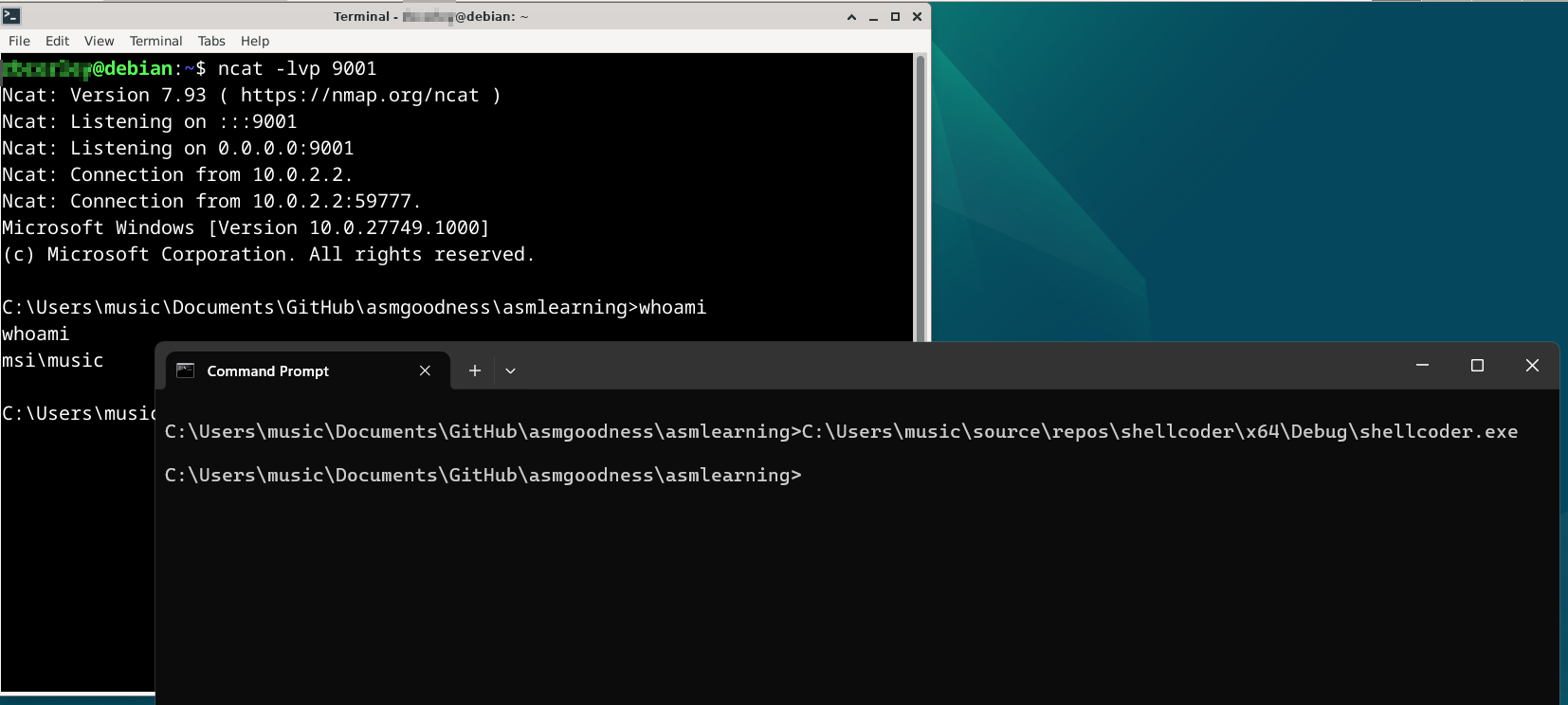 x64 Assembly and Shellcoding 101 - Conclusion - G3tSyst3m’s Infosec Blog